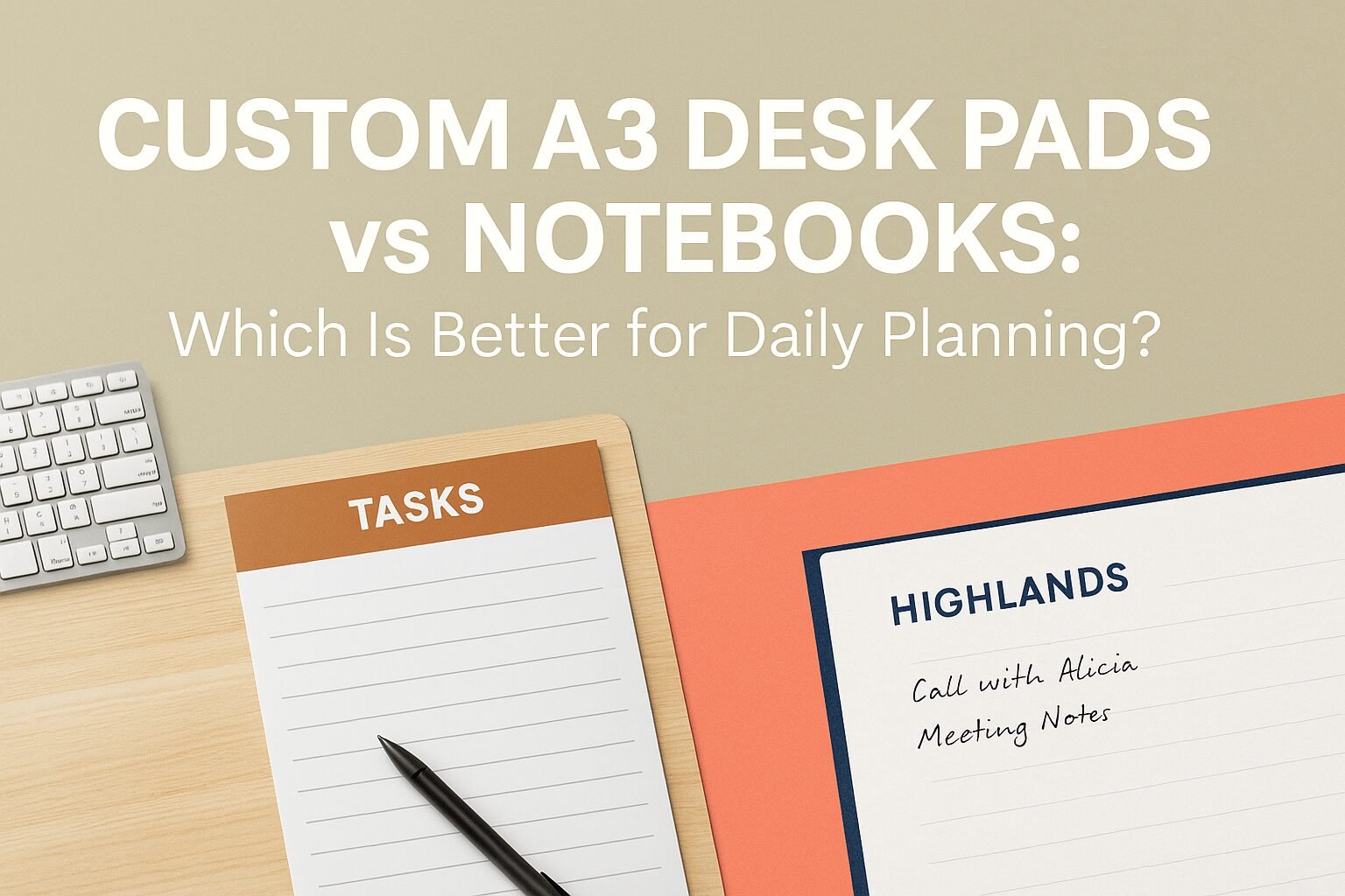 Custom A3 Desk Pads vs Notebooks: Which Is Better for Daily Planning ...